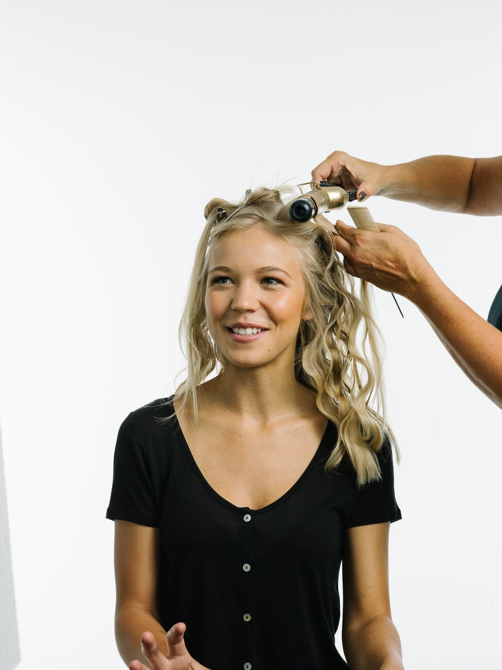 How to get updated crimped curls — Verb