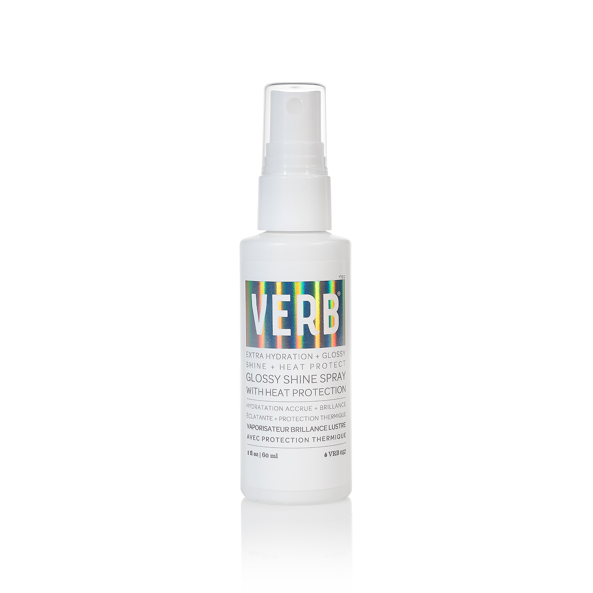 glossy shine spray with heat protection | verb products