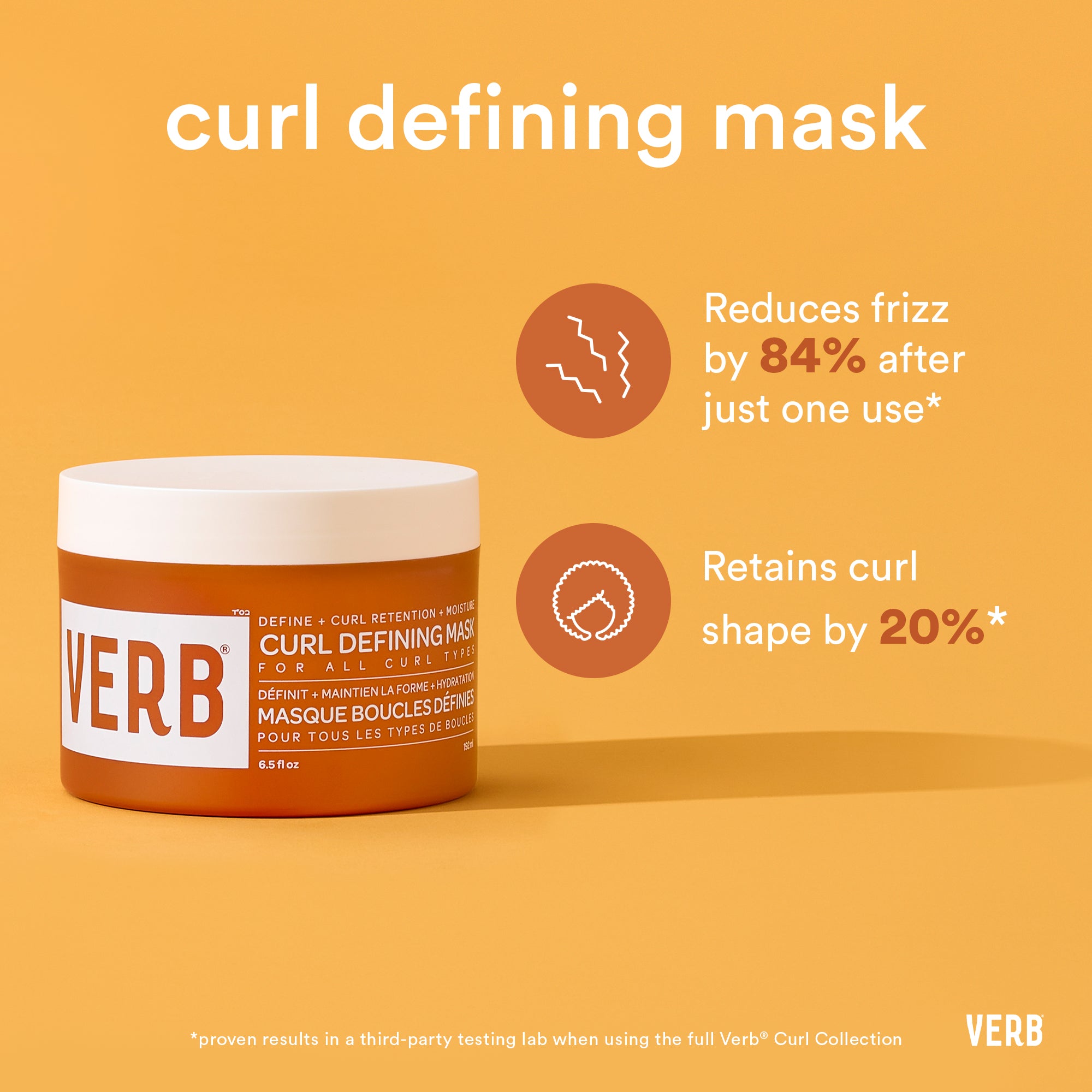 curl defining mask | curl retention + bounce | verb products