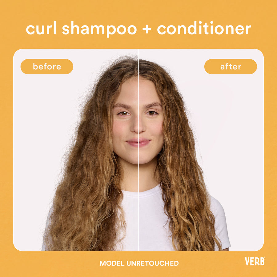 curl shampoo | new and improved formula | verb products