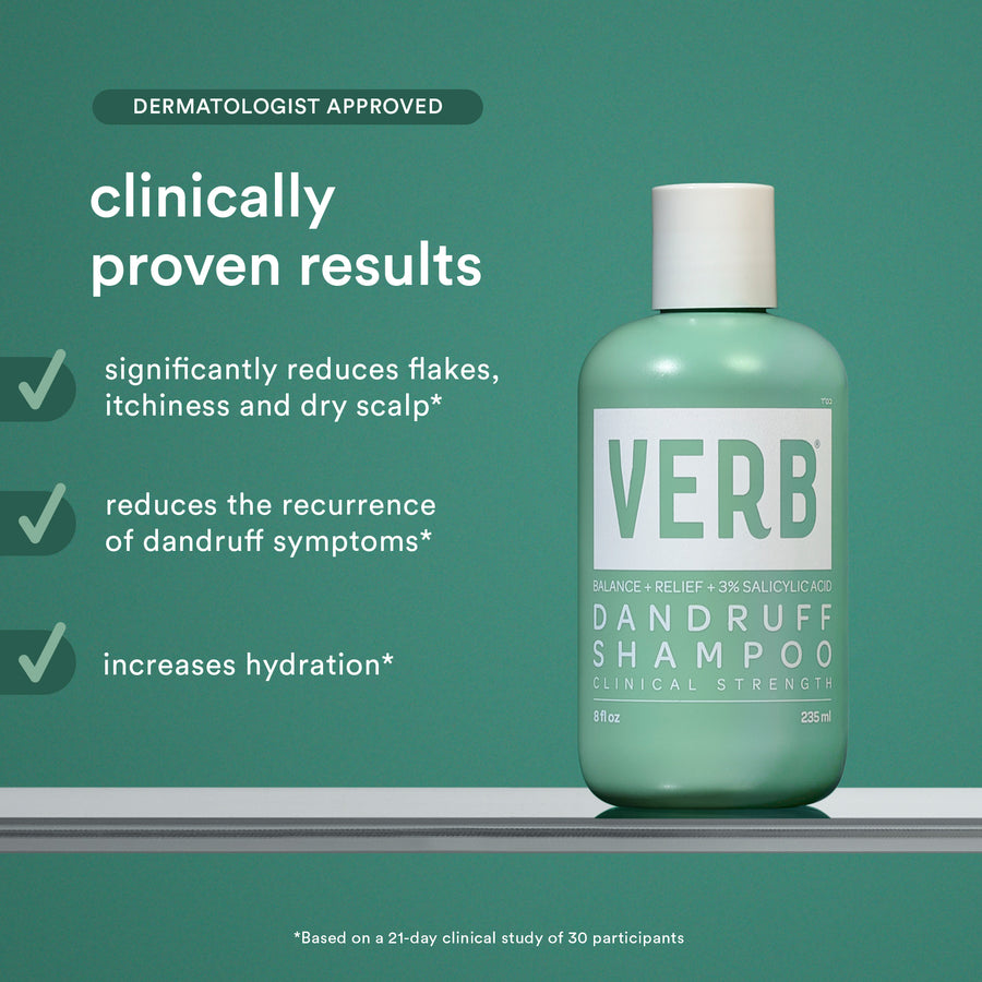 dandruff shampoo | color safe + sulfate free | verb products