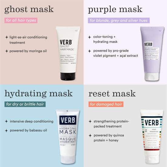 purple mask | hydrate + tone | verb products