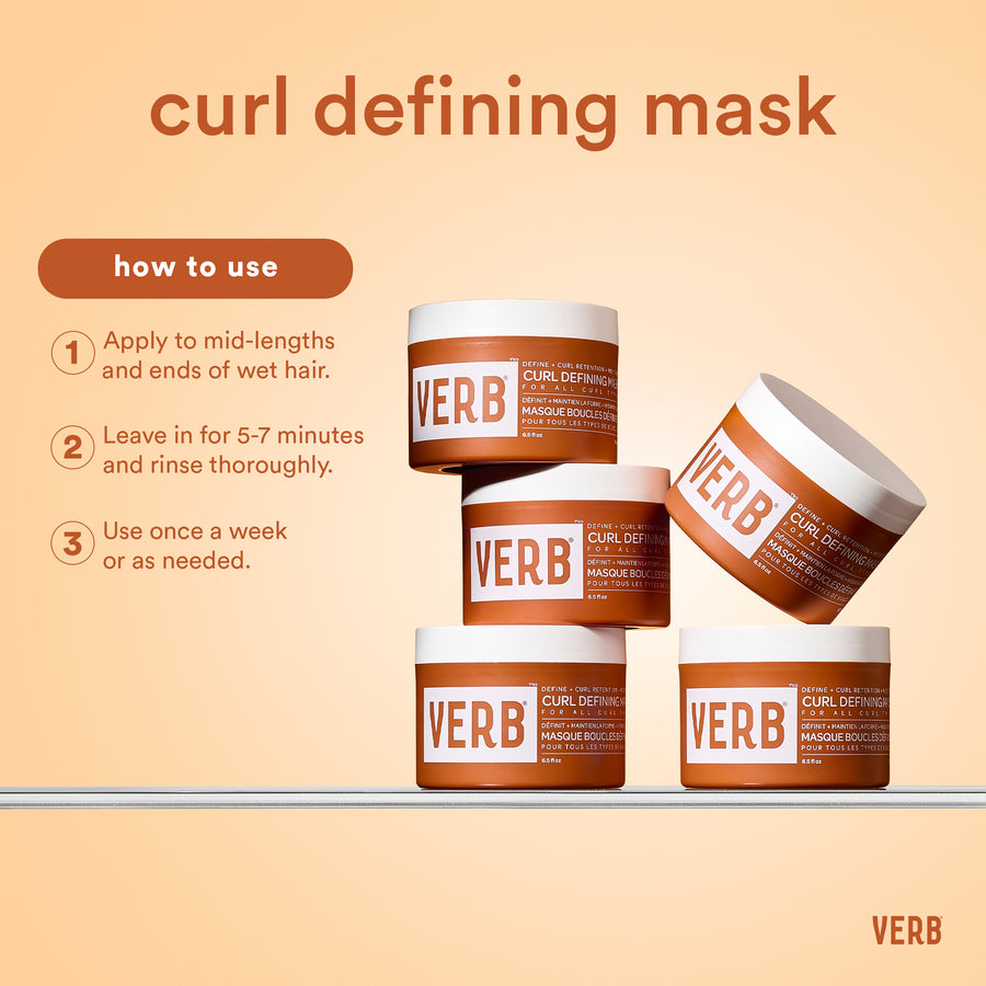 curl defining mask | curl retention + bounce | verb products