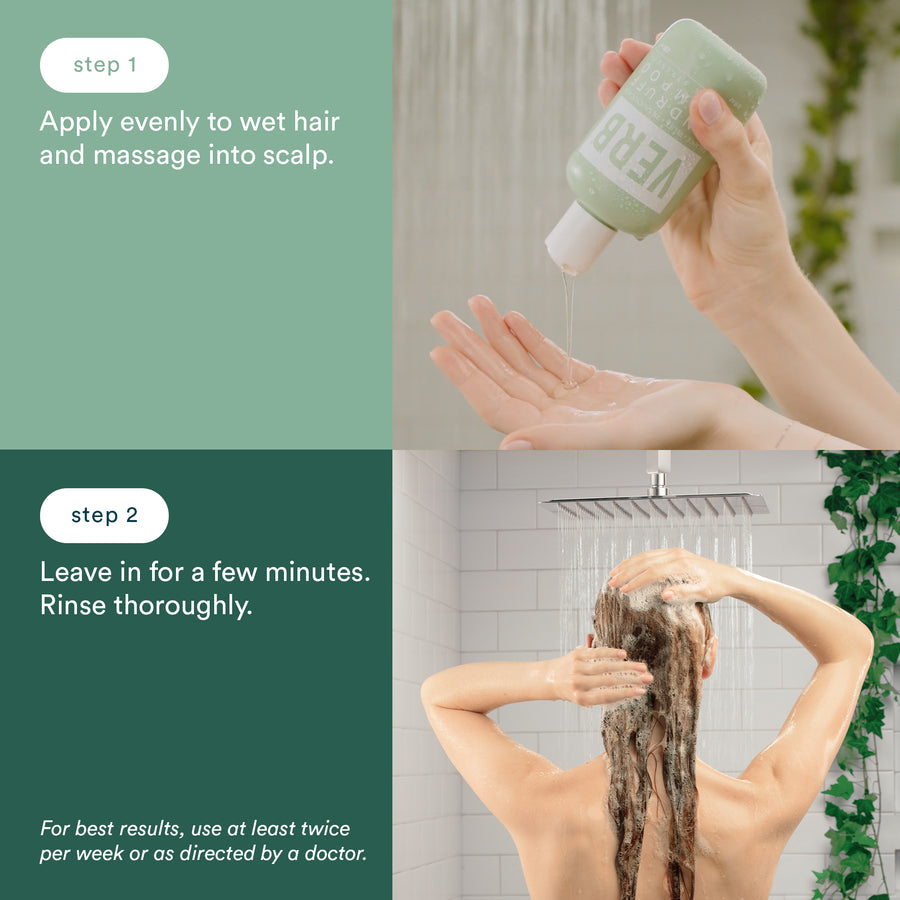 dandruff shampoo | color safe + sulfate free | verb products
