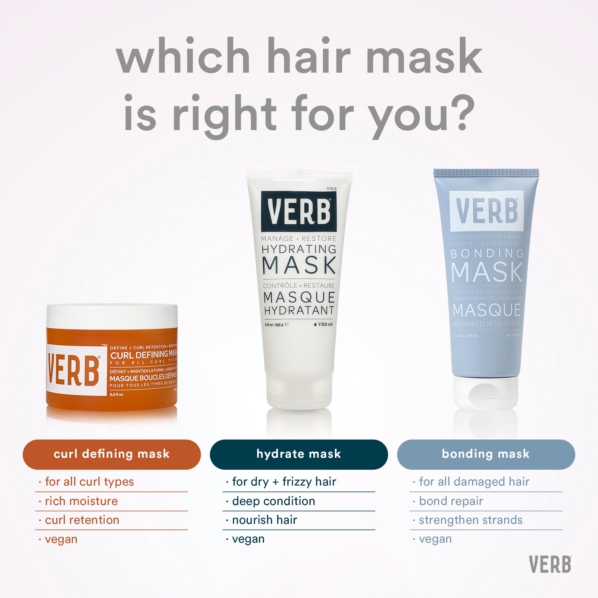 curl defining mask | curl retention + bounce | verb products