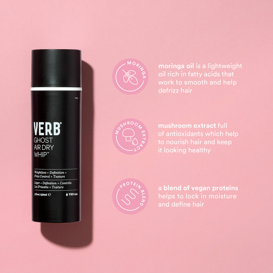 ghost™ air dry whip | definition + texture | verb products