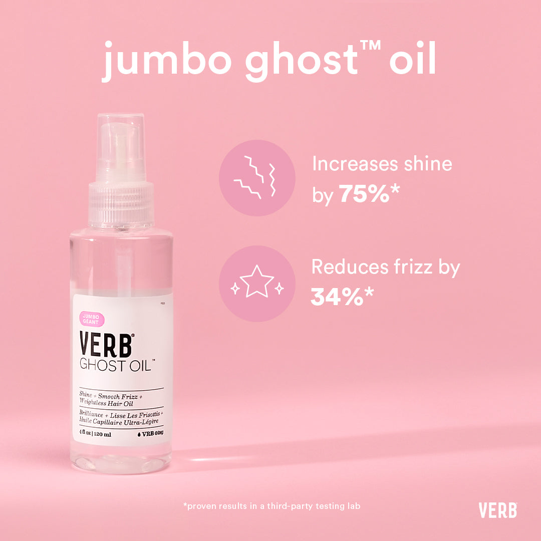 ghost™ oil | shine + smooth frizz | verb® products