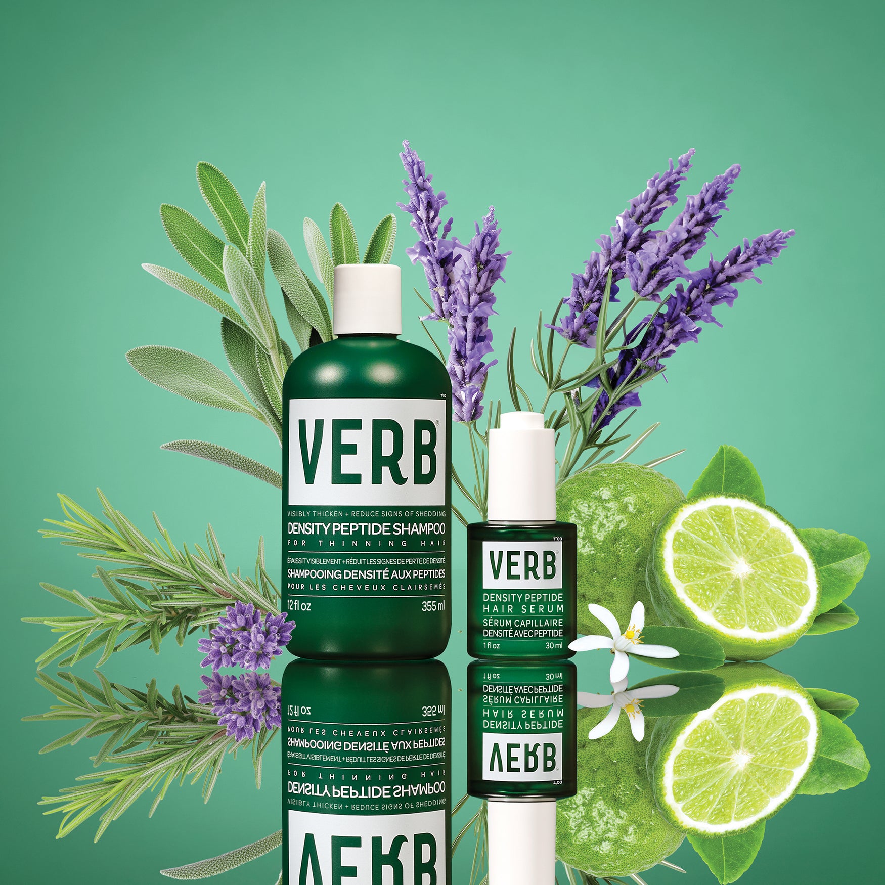 density shampoo with peptides for thicker-looking hair | verb® products