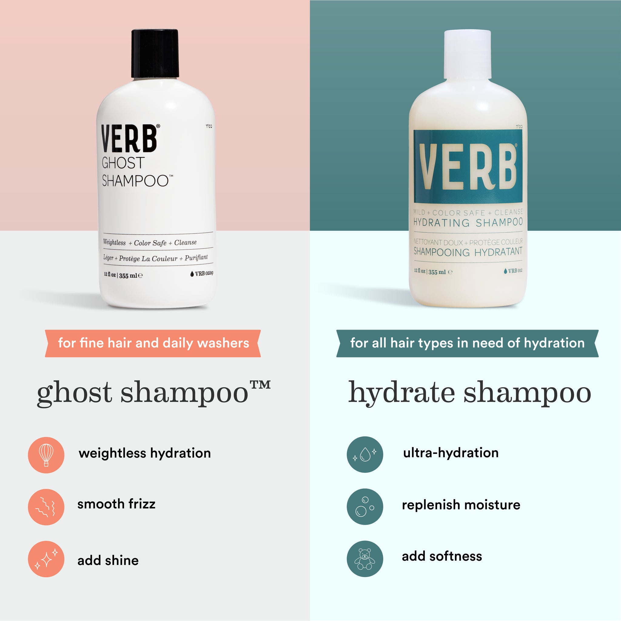 ghost™ shampoo | weightless + cleanse | verb products