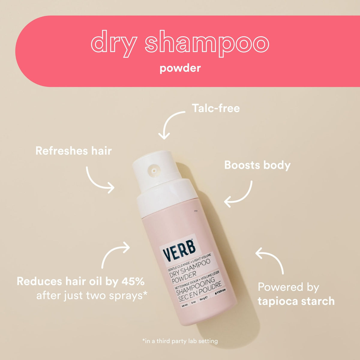 dry shampoo | verb products