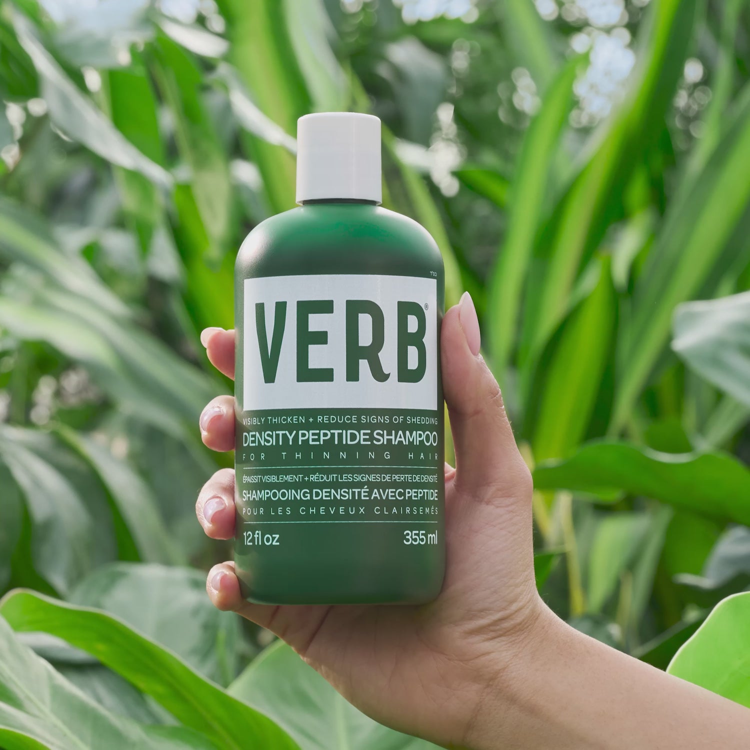 density shampoo with peptides for thicker-looking hair | verb® products