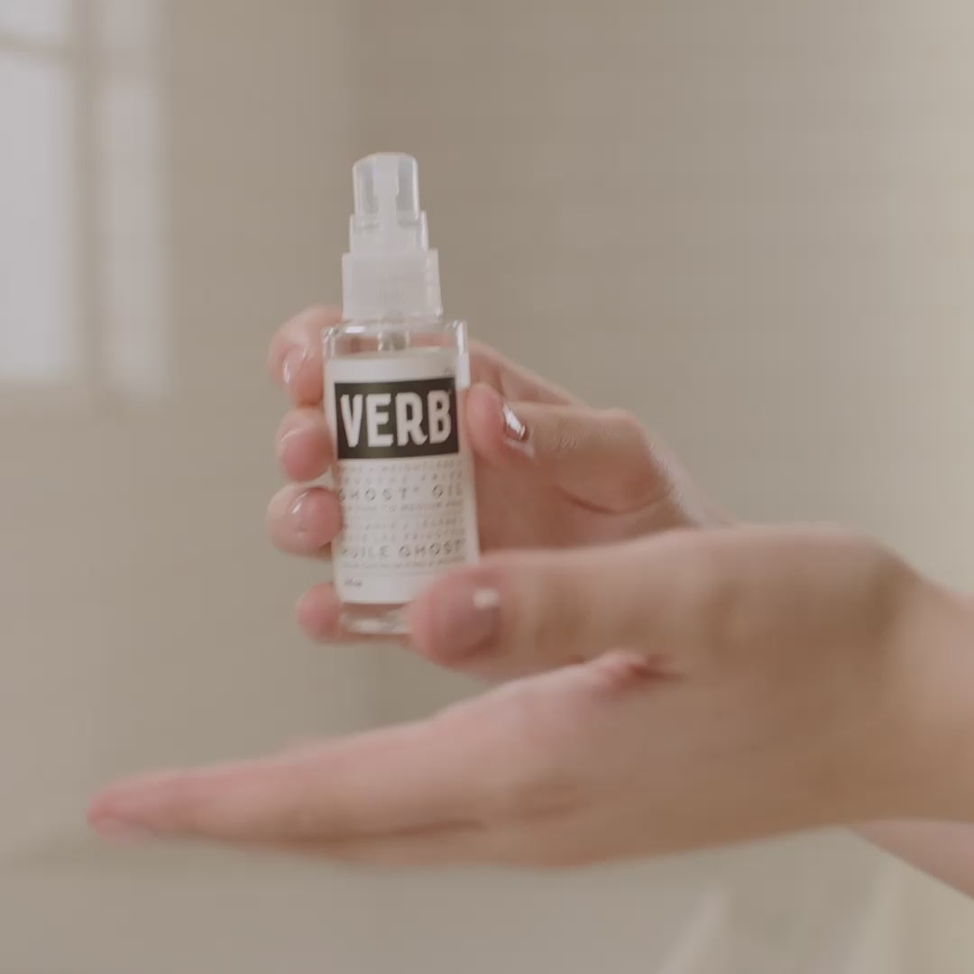 ghost™ oil | shine + smooth frizz | verb® products
